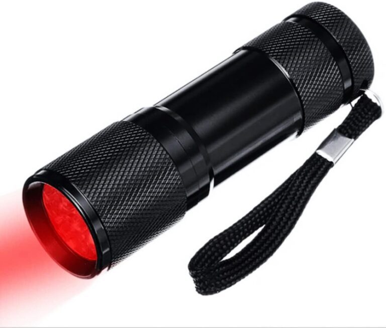 Red LED Flashlight for Stargazing and Astronomy Purposes - Space Arcade